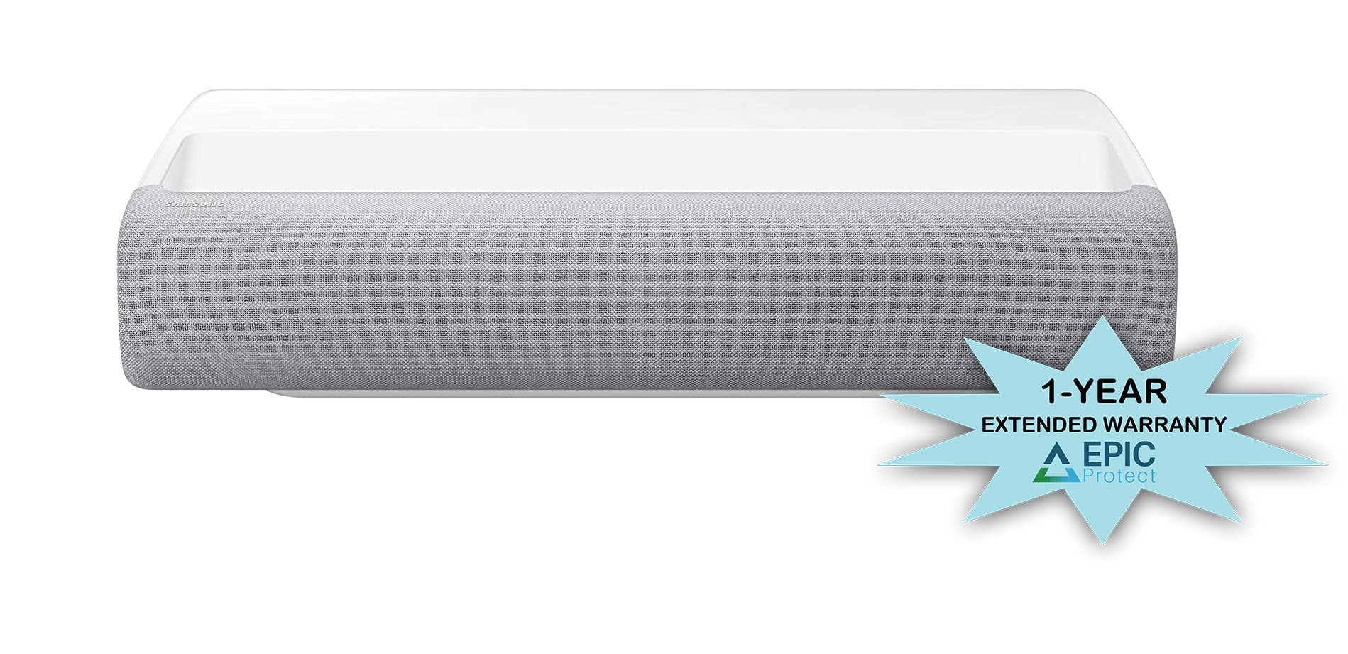 Samsung SP-LSP9T 130" The Premiere 4K Smart Laser Short-Throw Projector with an Additional 4 Year Coverage by Epic Protect (2021)