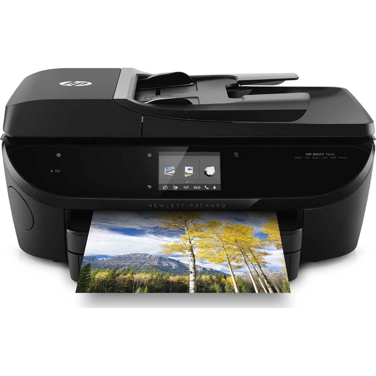 HP Envy 7640 Wireless All-in-One Photo Printer with Mobile Printing, HP Instant Ink or Amazon Dash replenishment ready (E4W43A)