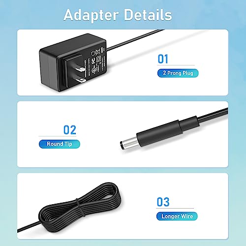 CJP-Geek AC DC Adapter Compatible with X2gen MG15VT LCD Moniter Power Supply Cord Cable Charger PSU