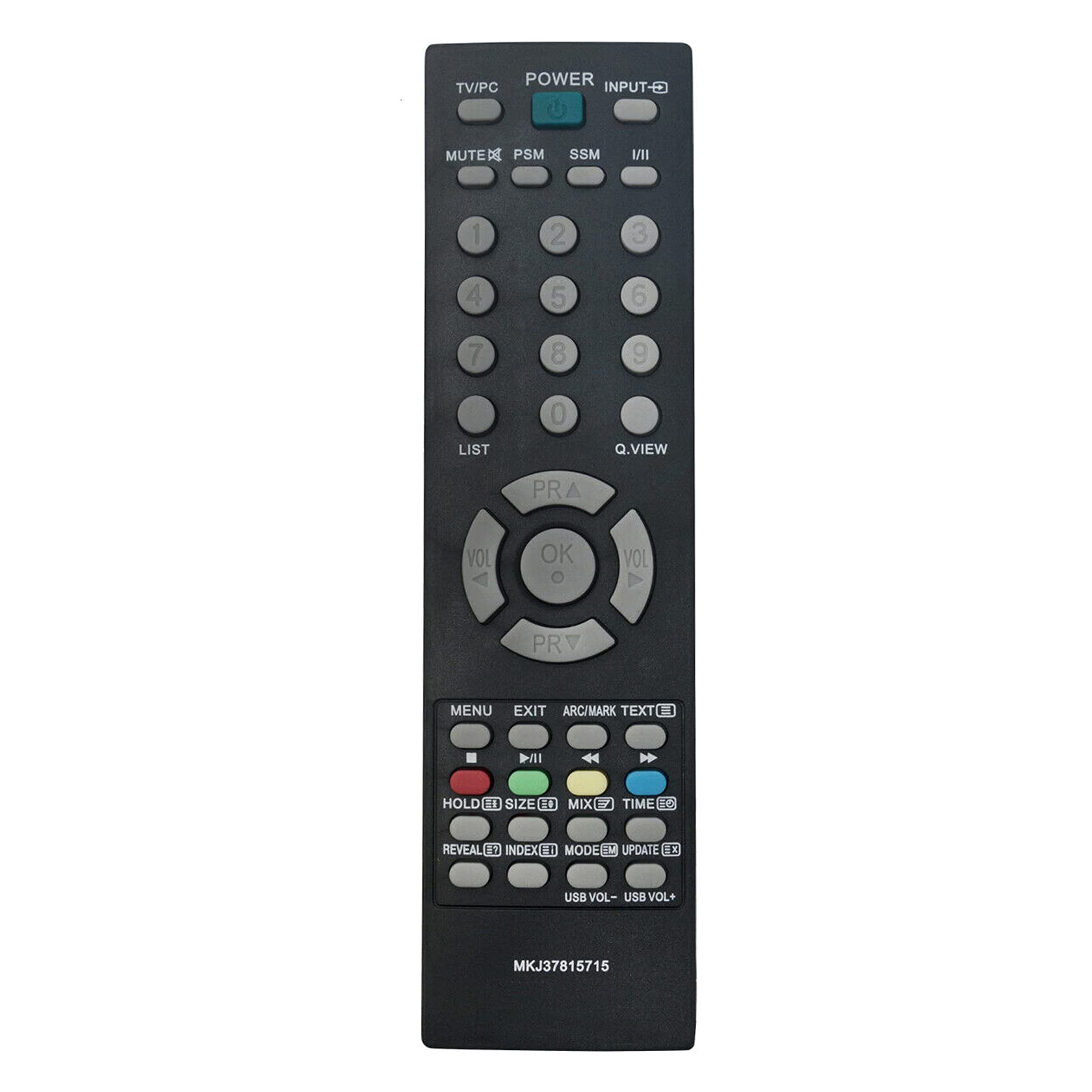 Allimity MKJ37815715 Replaced Remote Control Fit for LG Moniter TV M197WAP M227WAP M237WAP M197WAP-PT