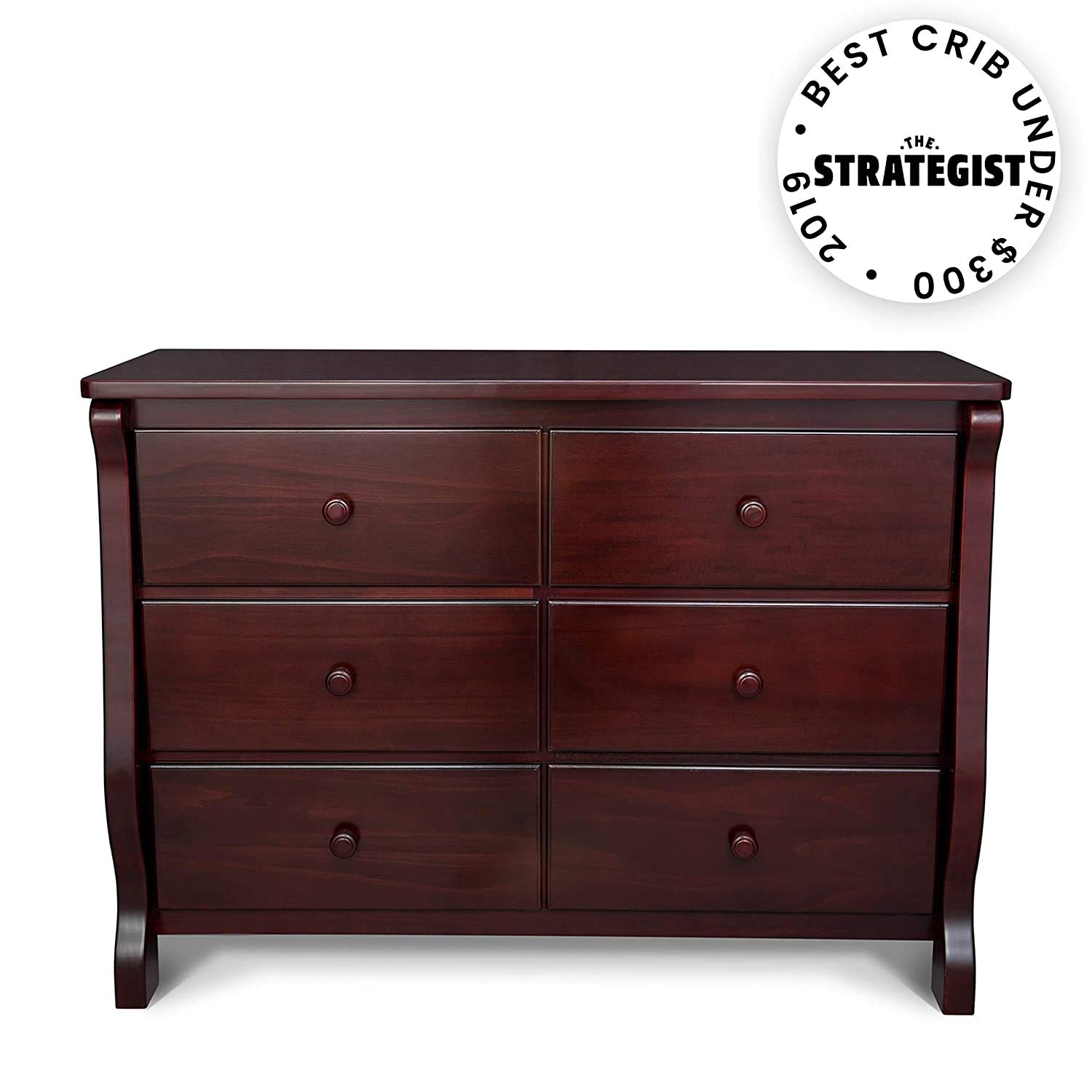 Delta Children Universal 6 Drawer Dresser, Espresso