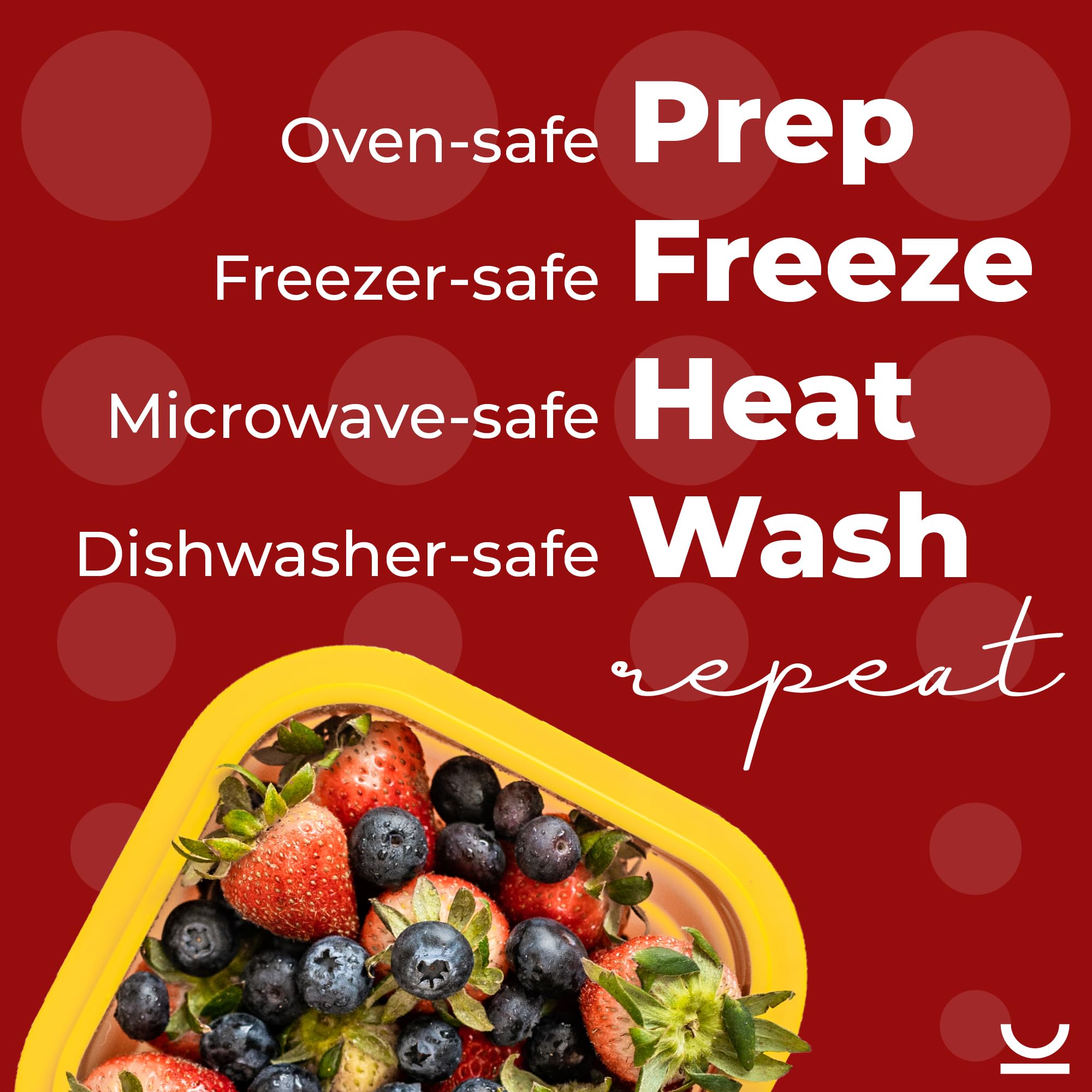 Collapse-it Best Kitchen Ware - Silicone Food Storage Containers - BPA Free Airtight Bowls - Collapsible Lunch Box - Oven, Microwave, Freezer Safe + eBook - 4 Pc Set (6-Cup, 4-Cup, 3.5-Cup, & 2-Cup)