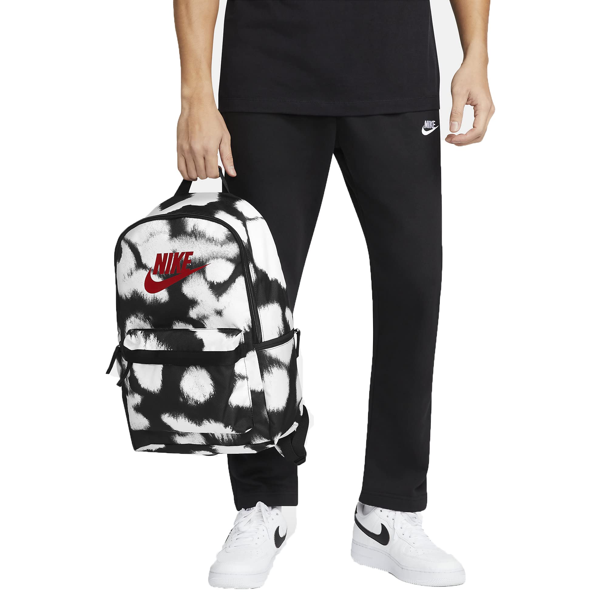 Nike Unisex Heritage Backpack, BLACK NEO DYE