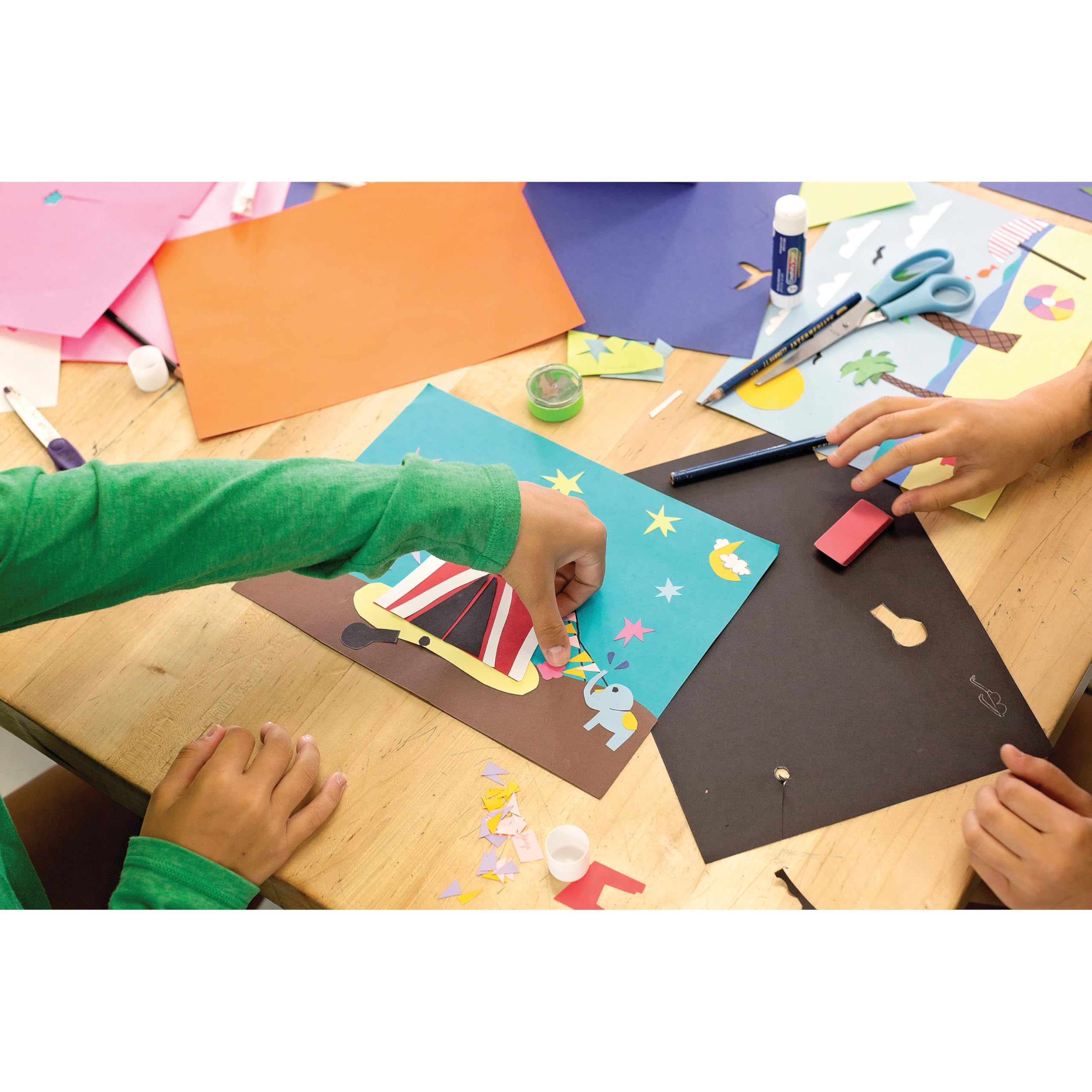 Tru-Ray® Construction Paper, 50% Recycled, 12" x 18", Festive Red, Pack Of 50