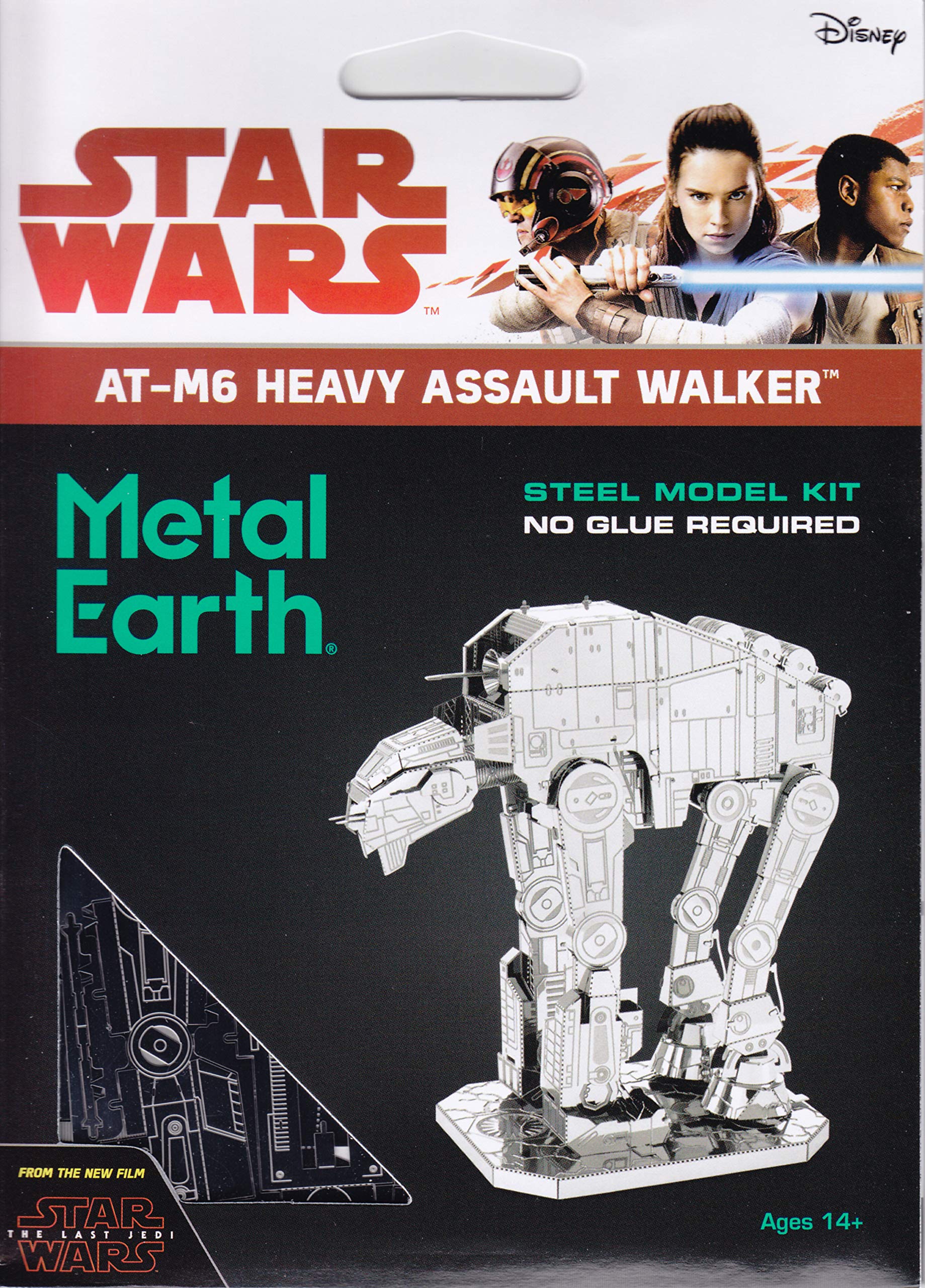 Fascinations Metal Earth Star Wars The Last Jedi at-M6 Heavy Assault Walker 3D Metal Model Kit
