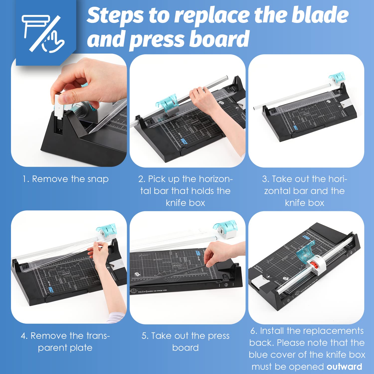Frifreego Blades Replacement for TM-20 Multifunctional Paper Trimmer