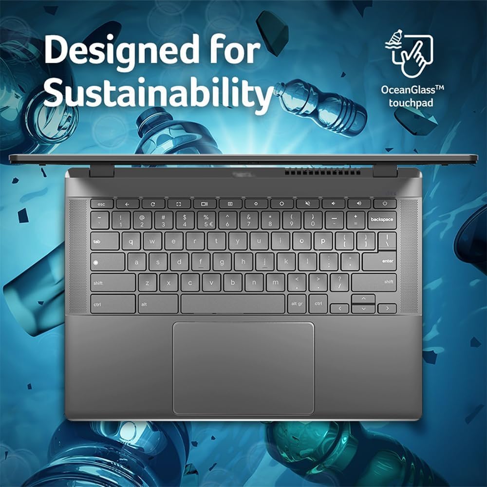 Acer Chromebook317 Laptop 17.3 Touchscreen, Intel Pentium Silver N6000, Backlight Keyboard, Wi-Fi 6, USB Type-C, 10 Hours Battery Life, FullHD IPS Display (8GB LPDDR4X RAM | 64GB eMMC+32G SD Card)