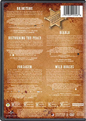 5-Western Film Collection (Wild Horses / Brimstone / Disturbing the Peace / Diablo / Forsaken) [DVD]