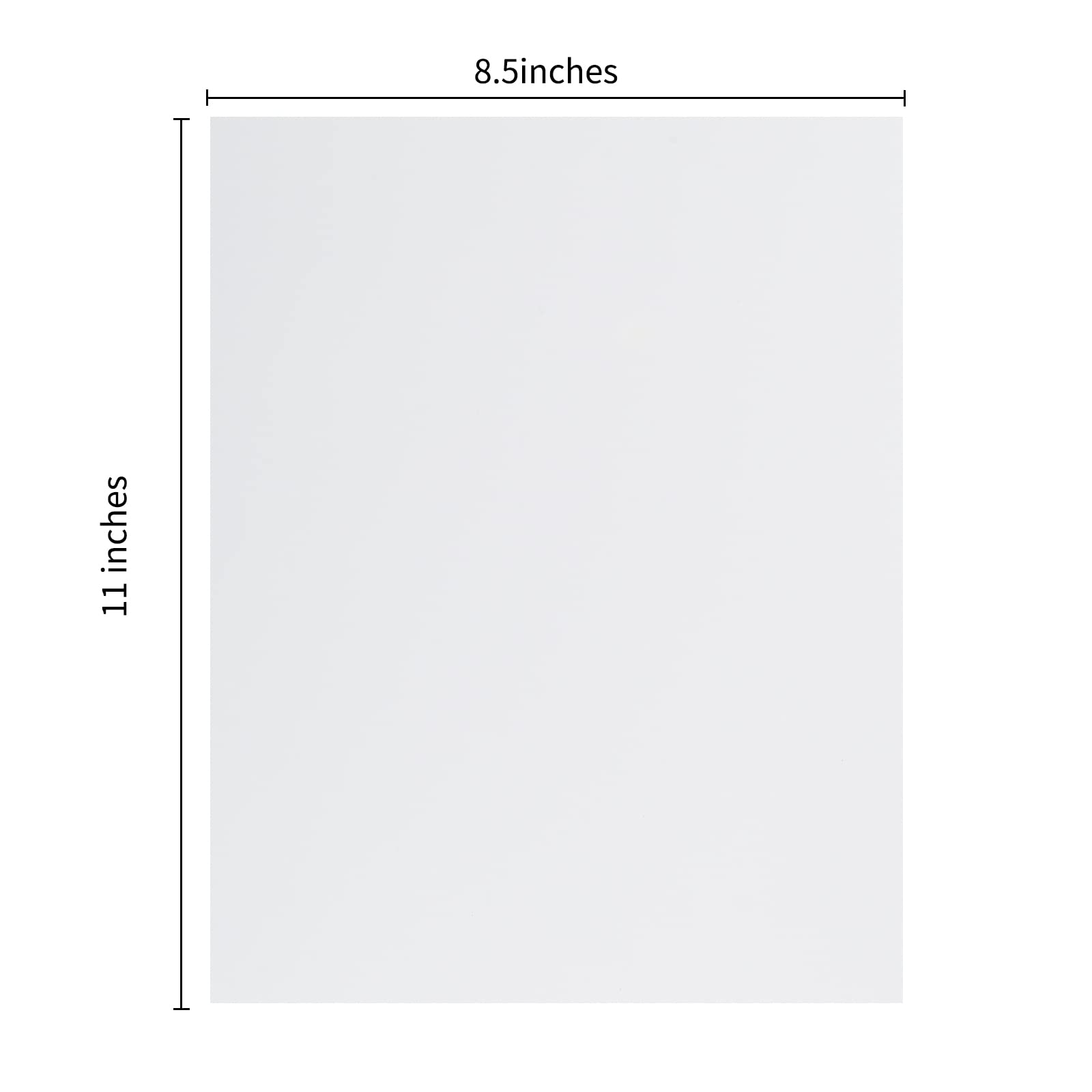 30 sheets Cardstock Paper 8 1/2 x 11 Inches for Crafts and Invitations (White)