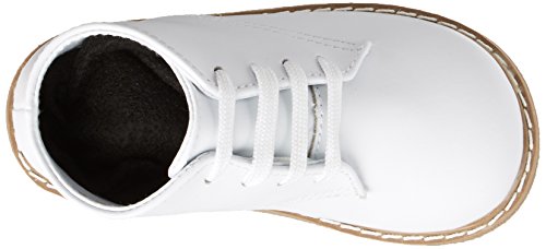 Baby Deer High Top Leather First Walker (Infant/Toddler),White,3 M US Infant