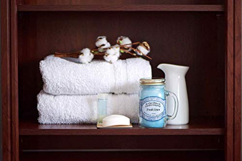Our Own Candle Company Peppermint Eucalyptus Scented 13 Ounce Mason Jar Candle