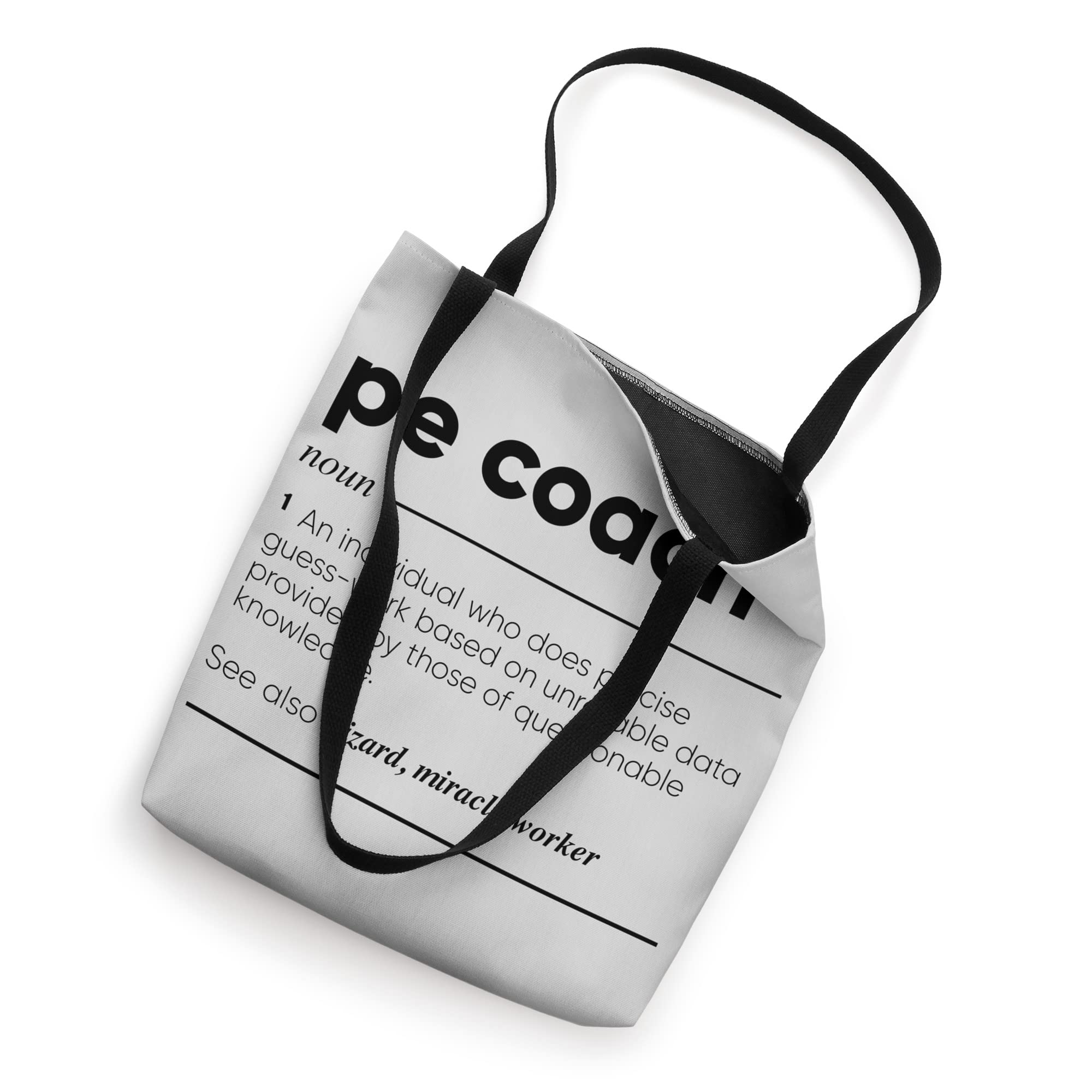 PE Coach Funny Definition Tote Bag