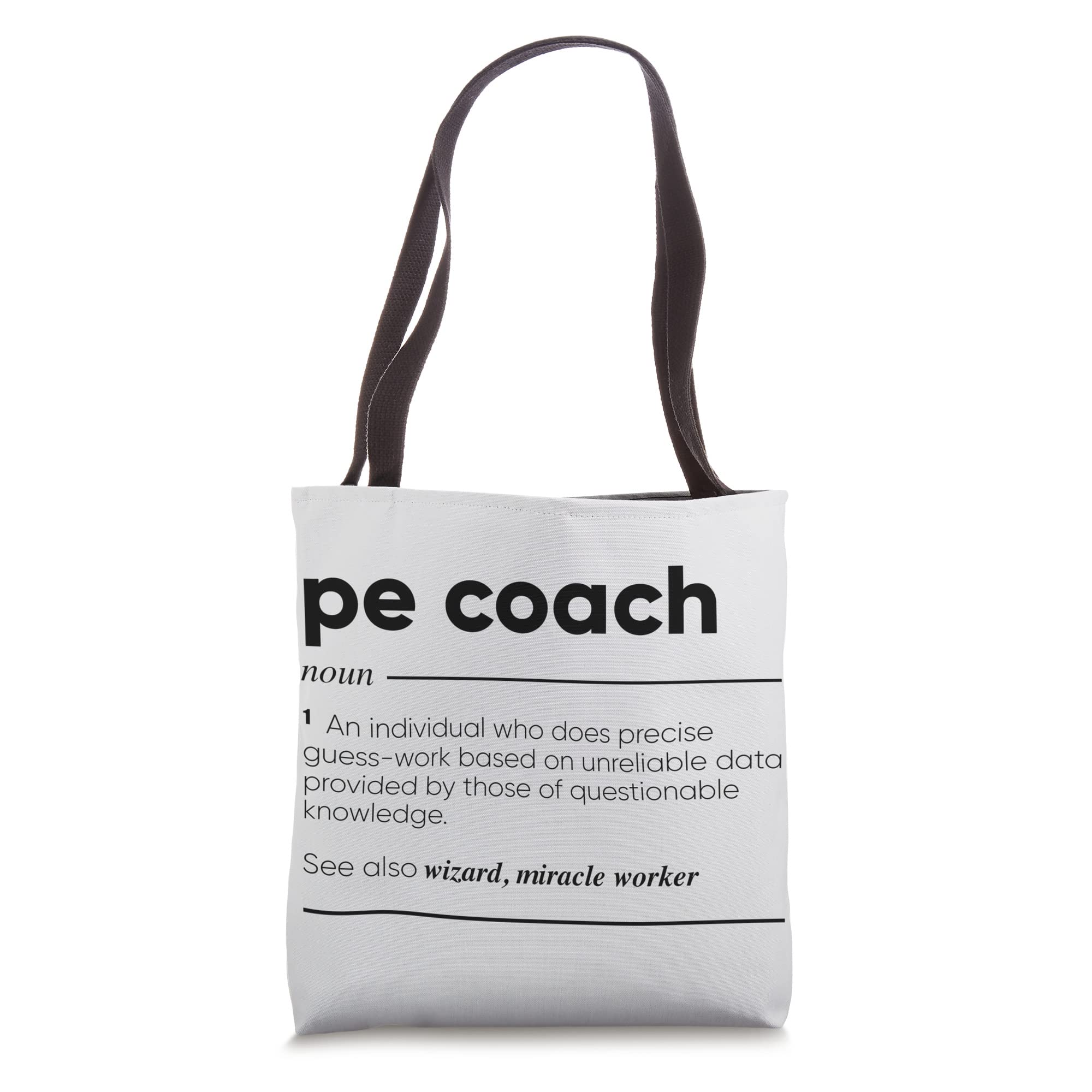 PE Coach Funny Definition Tote Bag