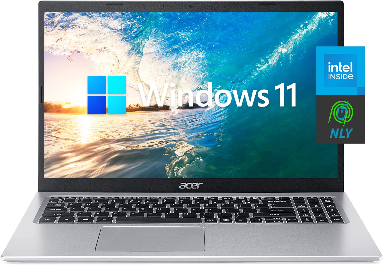 Acer Aspire 15.6” Laptop (Latest Model), Full HD IPS Display, Intel Core i3-1115G4, 12GB RAM, 512GB SSD, RJ-45 Ethernet Port, USB Type-C, Wi-Fi 6, HDMI, NLY MP, Windows 11