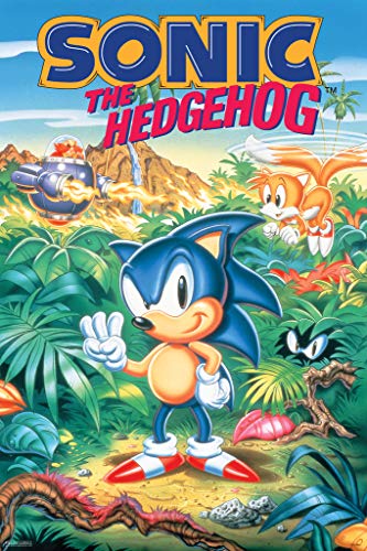 Pyramid America Sonic The Hedgehog Sonic 3 Box Art Sega Video Game Gaming Cool Wall Decor Art Print Poster 12x18