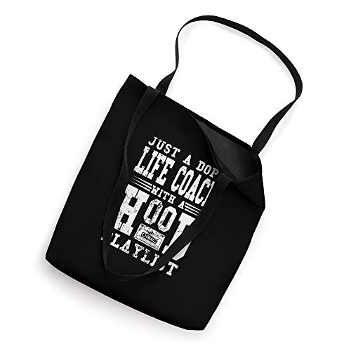 Old School Design - Just A Dope Life Coach W A Hood Playlist Tote Bag