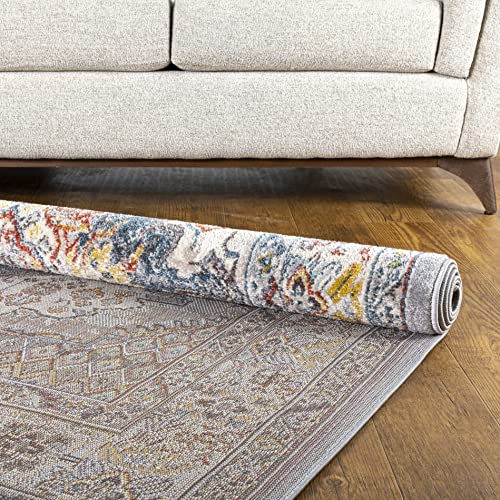 Artistic Weavers Anja Oriental Medallion Area Rug,5'2" x 7',Grey