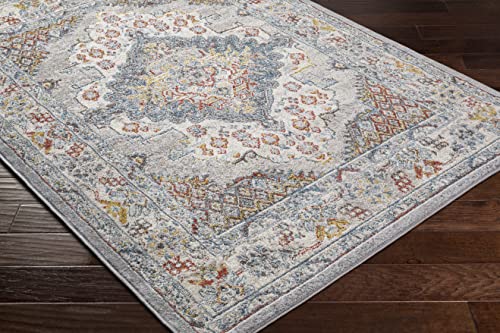 Artistic Weavers Anja Oriental Medallion Area Rug,5'2" x 7',Grey