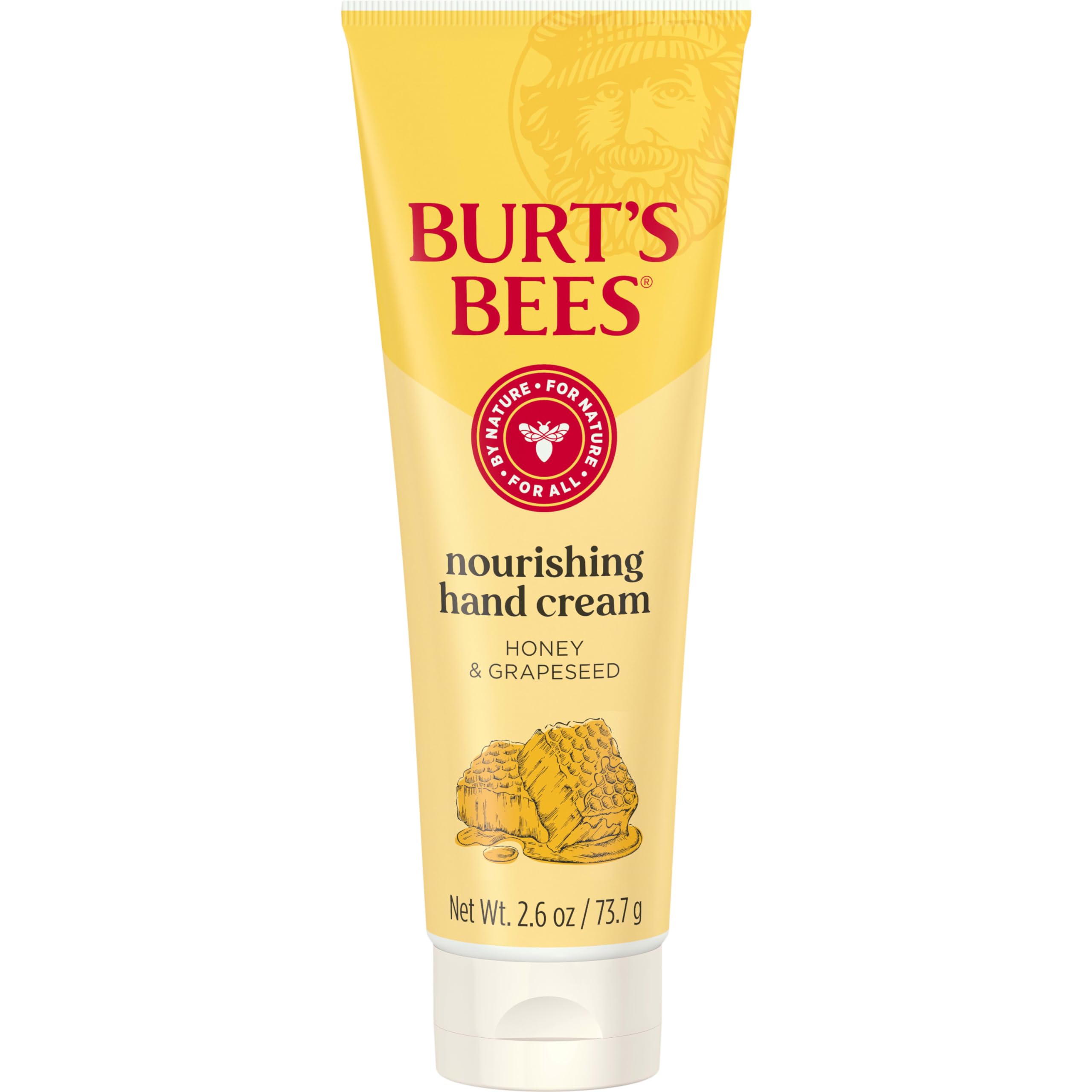Burt's Bees Hand Cream, (Package May Vary) Honey & Grapeseed Oil 2.6 Ounce