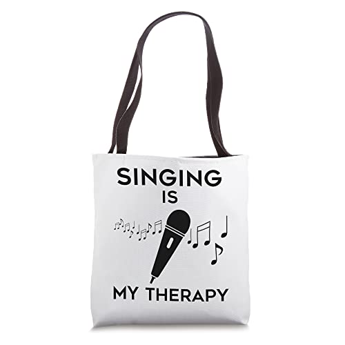 Ironic Saying Singer Vocal Coach Singing Music Tote Bag