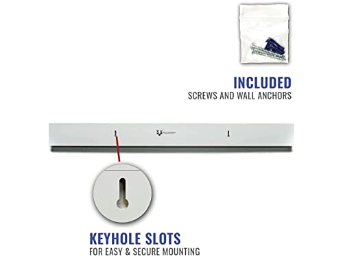3ft Medal Awards Rack Premier Trophy Shelf- Trophy, Plaque and Medal Display (White)