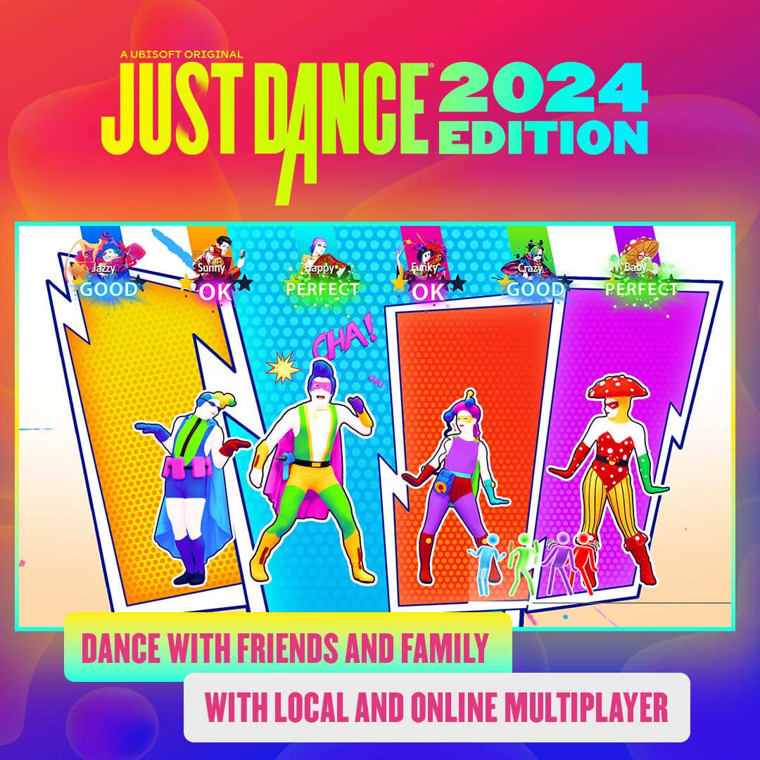 Just Dance 2024 Edition - Standard Edition, Nintendo Switch (Code in Box & Ubisoft Connect Code)
