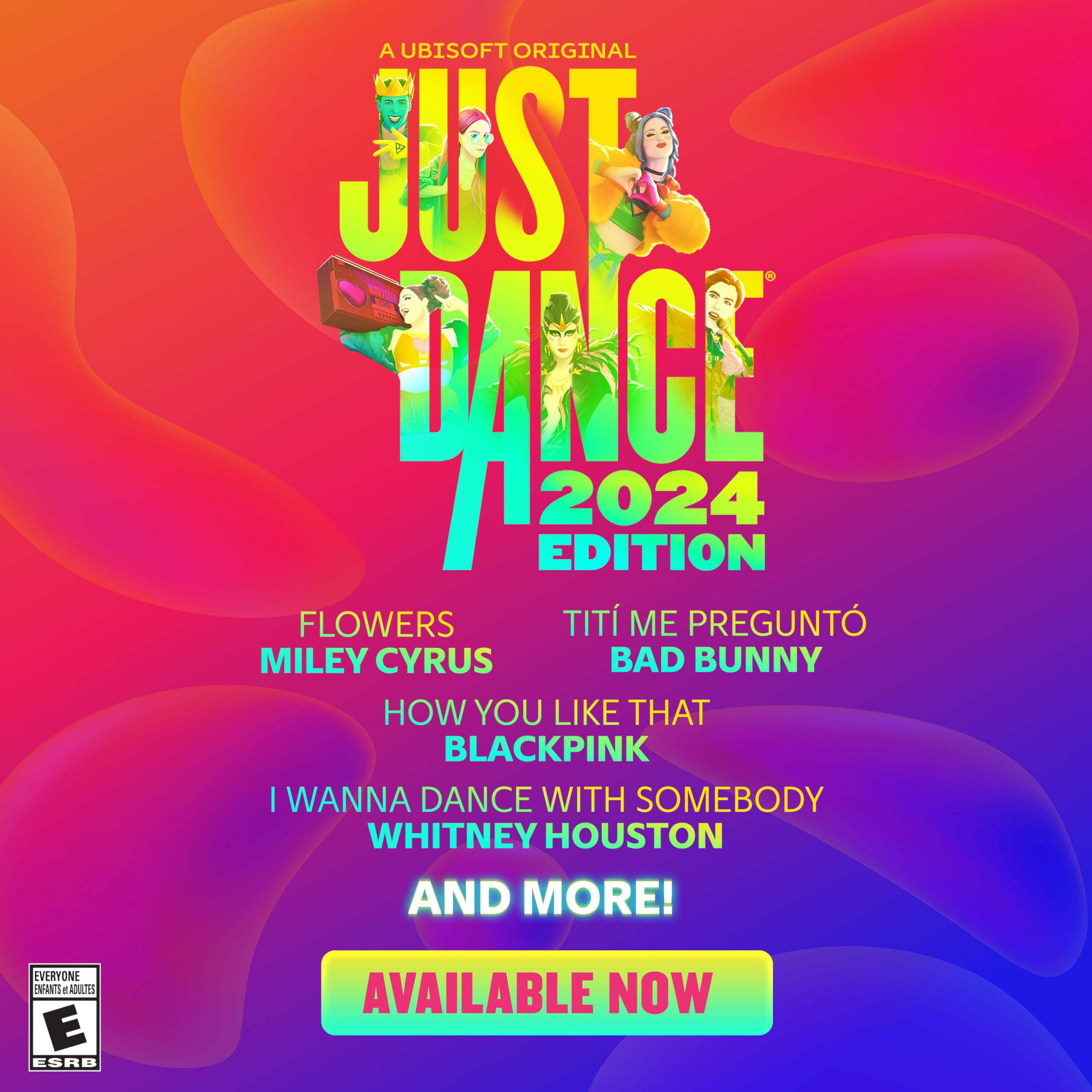 Just Dance 2024 Edition - Standard Edition, Nintendo Switch (Code in Box & Ubisoft Connect Code)