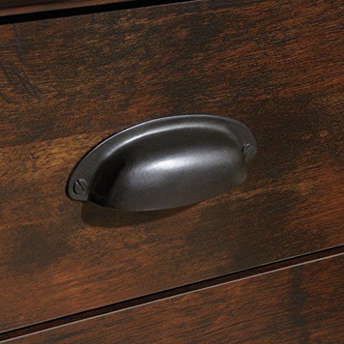 Sauder Harbor View Corner Computer Desk, Curado Cherry finish
