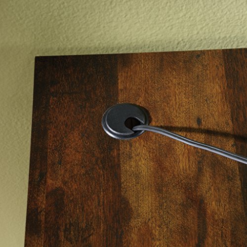 Sauder Harbor View Corner Computer Desk, Curado Cherry finish