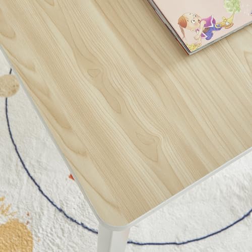 Panana Kids Table and Chairs Sets Children's Desk Table with 2 Chairs Stools Set for Preschoolers Boys and Girls Dinner and Learning Table Chairs Set