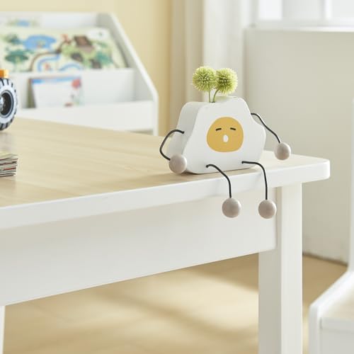 Panana Kids Table and Chairs Sets Children's Desk Table with 2 Chairs Stools Set for Preschoolers Boys and Girls Dinner and Learning Table Chairs Set