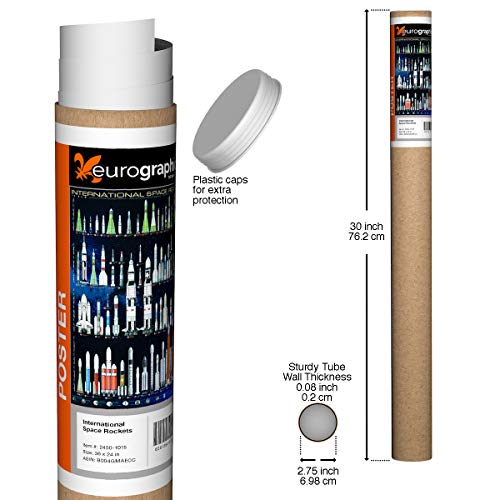 EuroGraphics International Space Rockets Poster, 36 x 24 inch