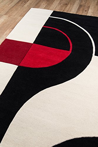 Momeni Rugs Delhi Collection Area Rug, 3' 6" x 5' 6", Black