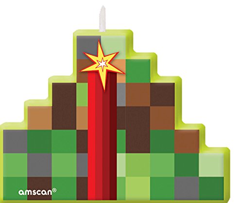 Amscan TNT Pixelated Party Birthday Candle Set