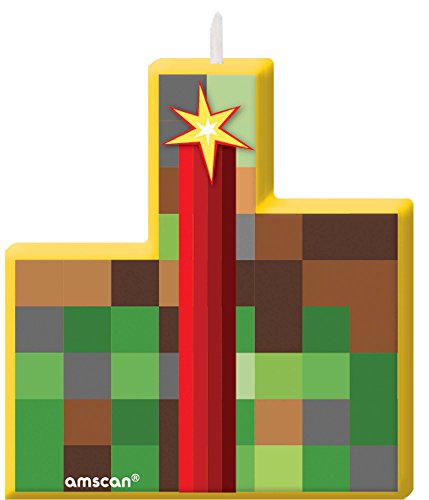 Amscan TNT Pixelated Party Birthday Candle Set