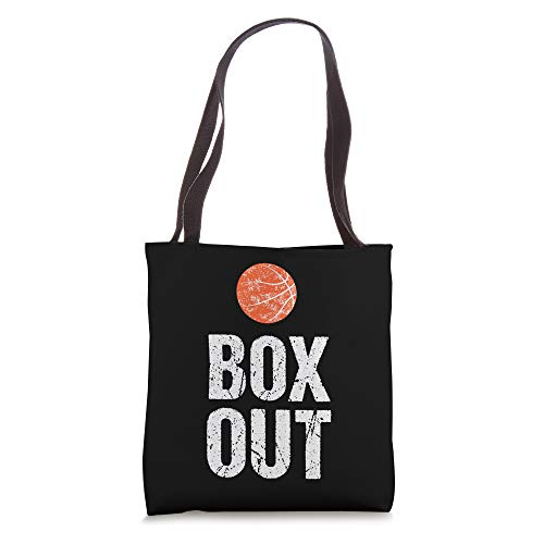 Funny Basketball Coach Gift Box Out Saying Tote Bag