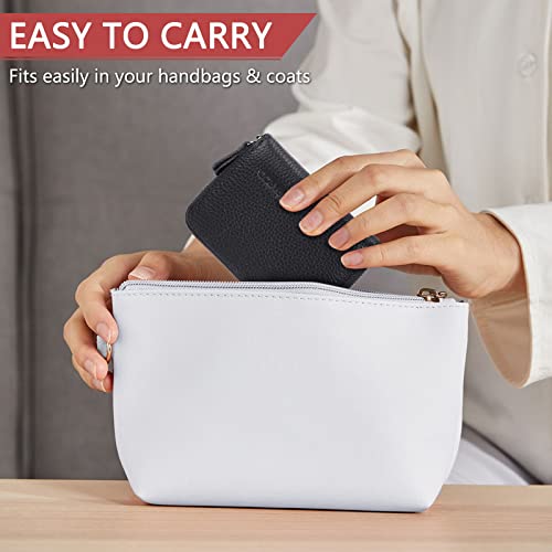 RFID Blocking Leather Wallet for Women,Excellent Women's Genuine Leather Credit Card Holder