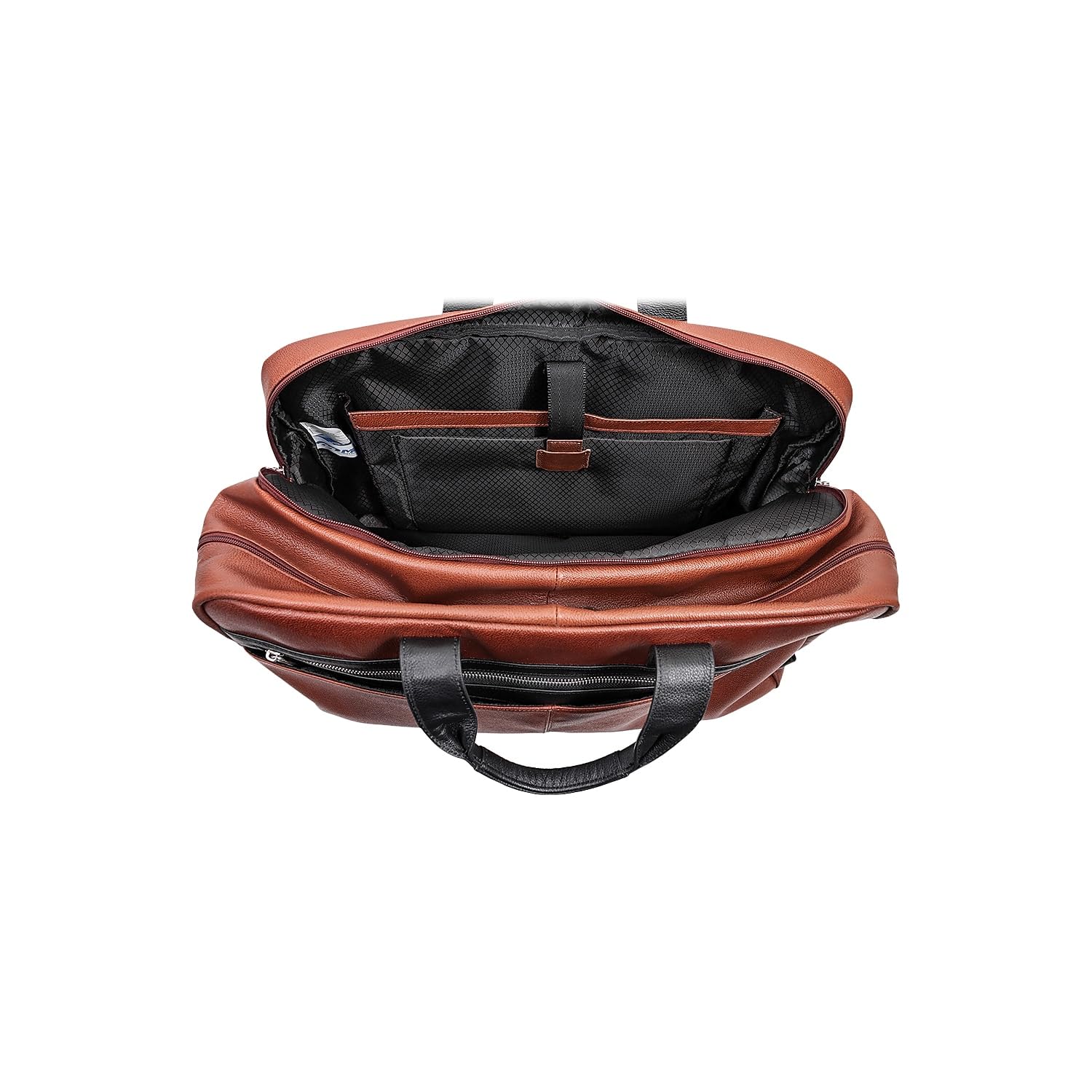McKlein Wellington Laptop & Tablet Carry-All Duffel, Brown 21"x9"x13"