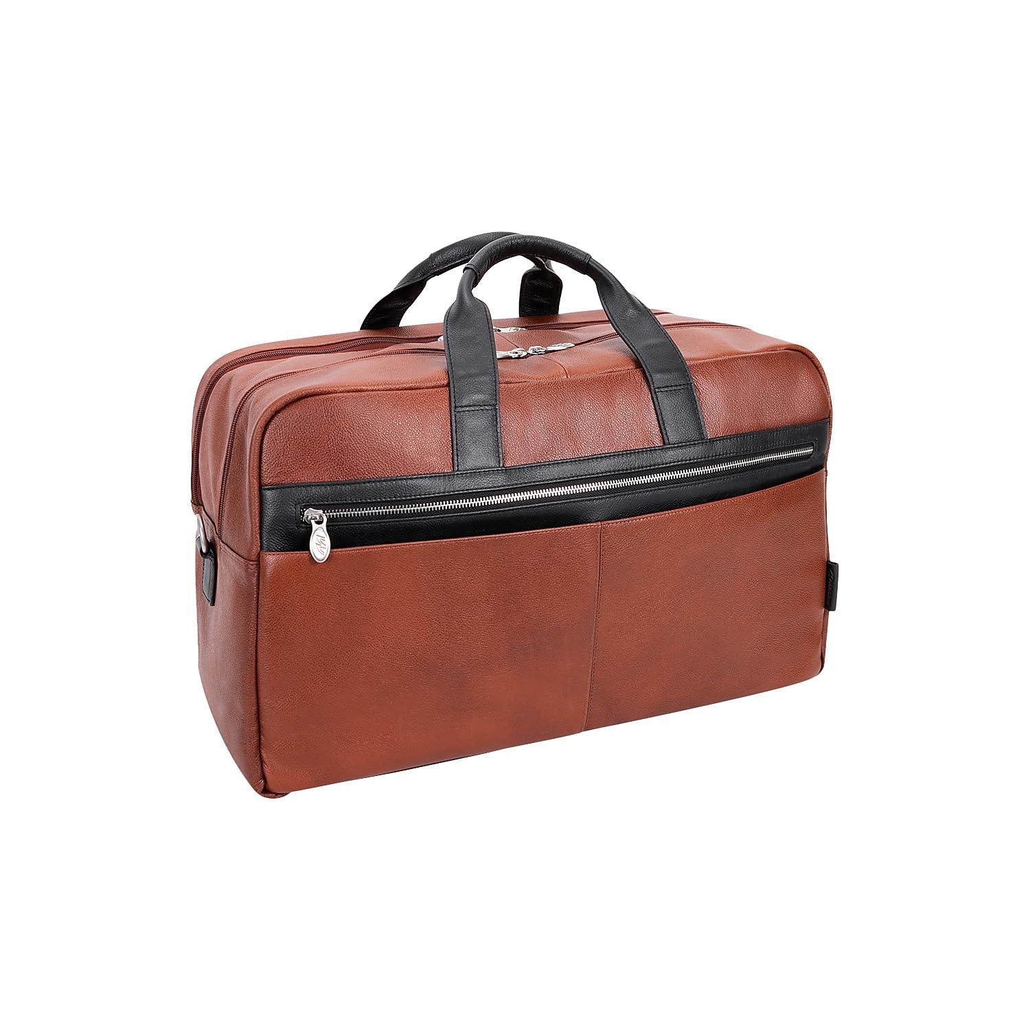 McKlein Wellington Laptop & Tablet Carry-All Duffel, Brown 21"x9"x13"