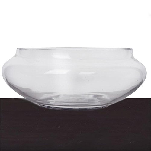 BalsaCircle 10 pcs 10" Wide Clear Floating Candle Glass Vase Bowls for Wedding Party Birthday Centerpieces Home Decorations Supplies
