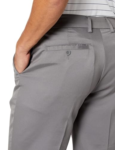 Amazon Essentials Men's Classic-Fit Stretch Golf Pant (Available in Big & Tall), Grey, 38W x 32L