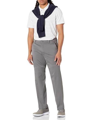 Amazon Essentials Men's Classic-Fit Stretch Golf Pant (Available in Big & Tall), Grey, 38W x 32L