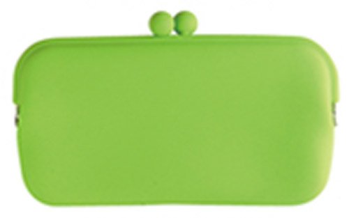 Silicone Gamaguchi Case, HACHI Green