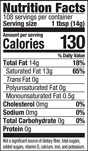 Amazon Brand - Happy Belly Unrefined Organic Virgin Coconut Oil, 54 fl oz (Pack of 1) (Previously Solimo)