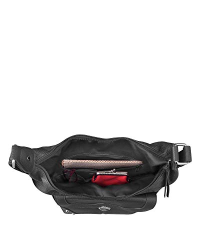 Roma Leathers Concealment Purse - Premium Cowhide Leather - Black - Studded - Dual Gun Entry - Adjustable Shoulder Strap - Designed in USA - 30 Day Manufacture Guarantee
