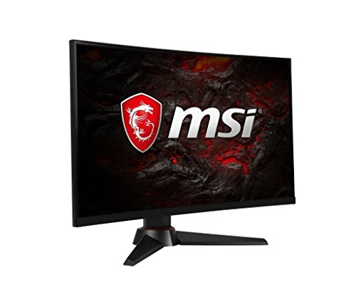 MSI Full HD Gaming Red LED Non-Glare Super Narrow Bezel 1ms 2560 x 1440 144Hz Refresh Rate 2K Resolution Free Sync 27” Curved Gaming Monitor (Optix MAG27CQ)