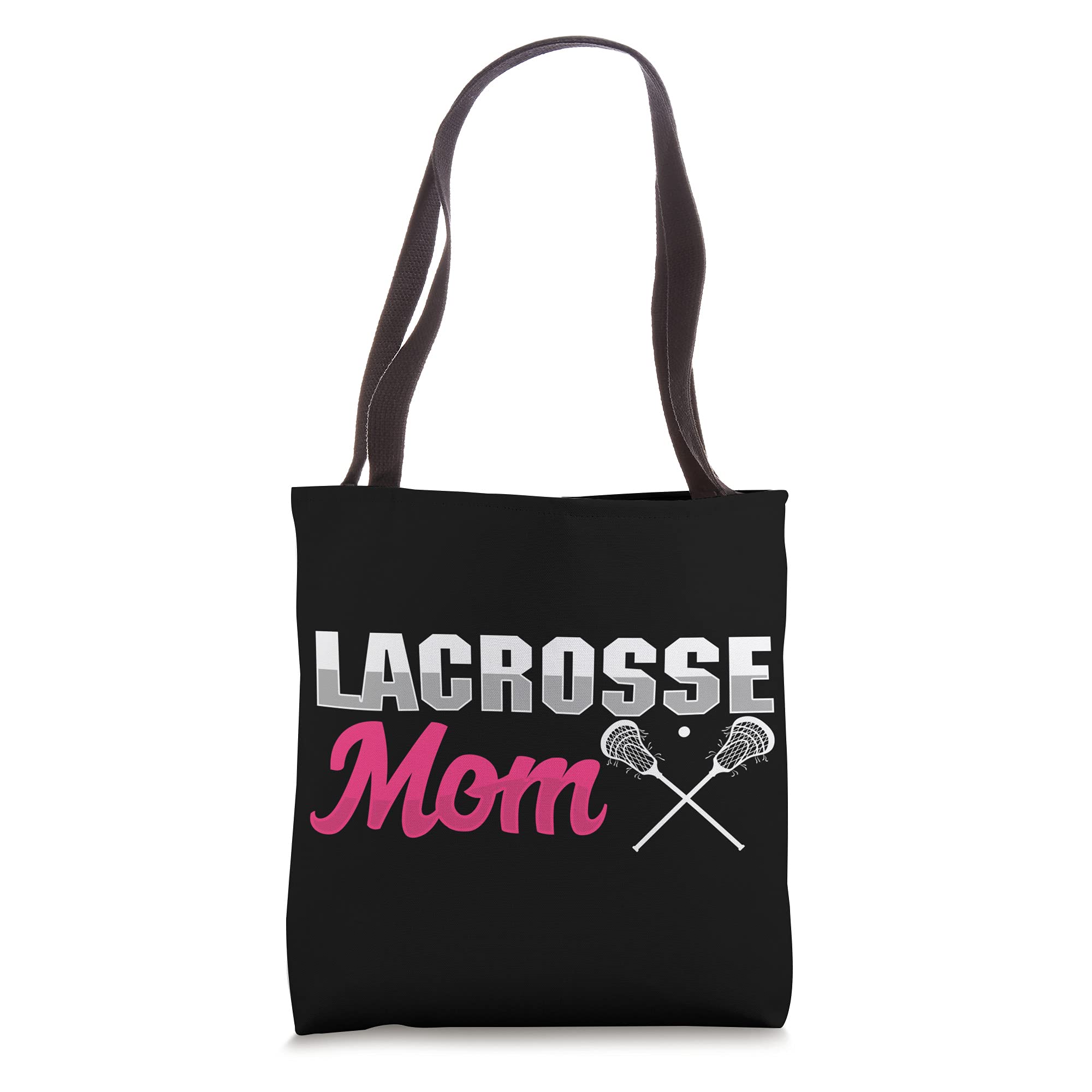 Lacrosse Mom Lax Player Mother Ball Sport Game Stick Goalie Tote Bag