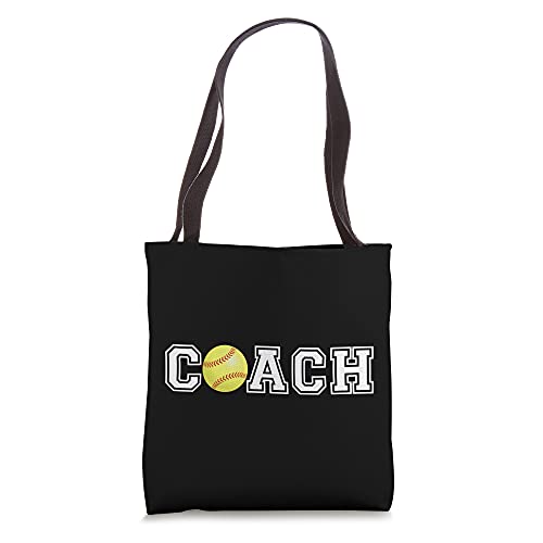 Softball Coach - Athletic Sports Classic Retro Collegiate Tote Bag