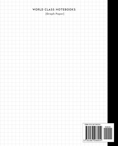 Graph Paper Composition Notebook: 4x4 Graph Quad Ruled Paper, White, 100 Sheets 1/4 in Grid Paper - Use for Math, Science, Art , Writing and Ideas (7.5 x 9.25 in)
