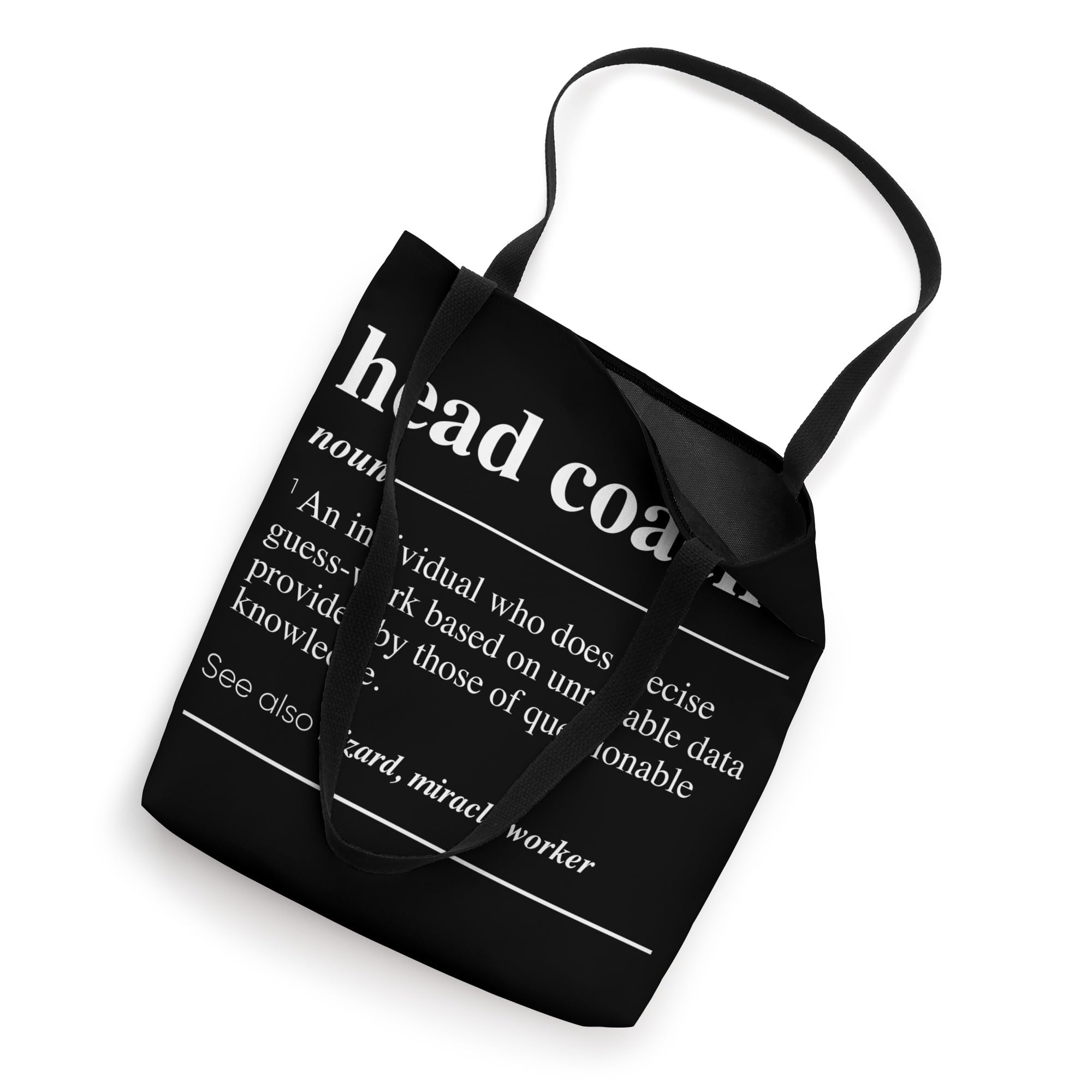 Head Coach Definition Funny Noun Tote Bag